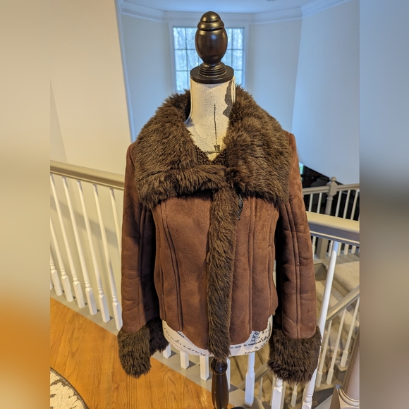 Zara | Jackets & Coats | Zara Fau Fur Jacket | Poshmark